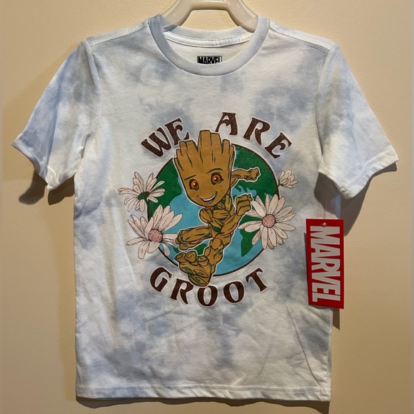 Marvel | Shirts & Tops | Marvel Groot Tie Dye Graphic Tshirt | Poshmark